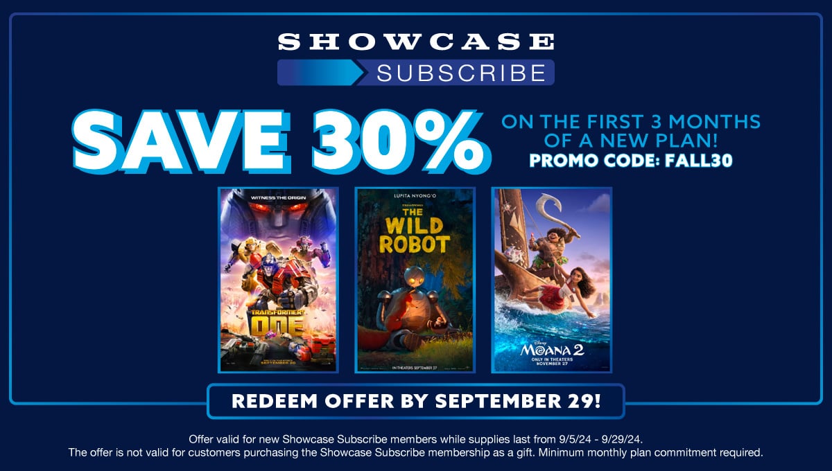 Movie Listings & Tickets - Showcase Cinemas - US