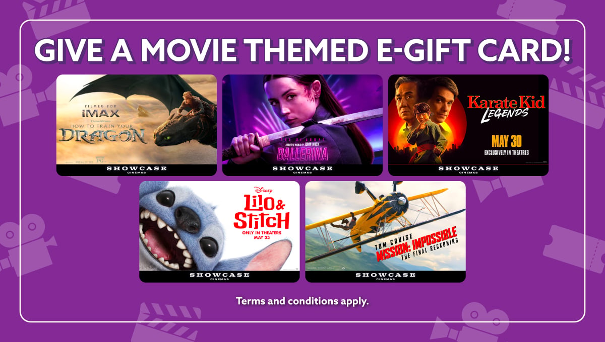 Gift Cards for Movies at Showcase Cinemas - Showcase Cinemas - US