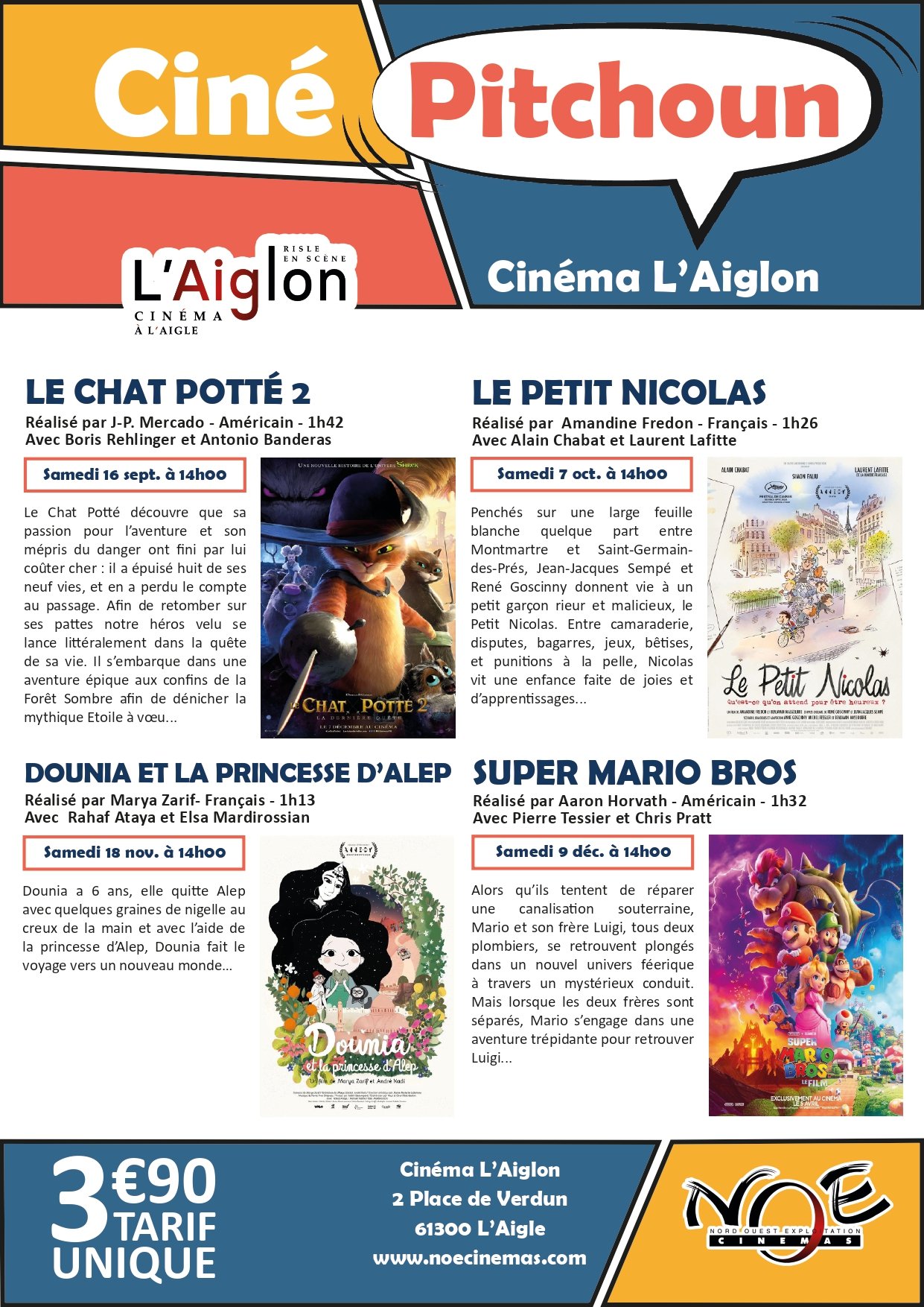 Ciné Pitchoun - L'Aiglon - L'Aigle