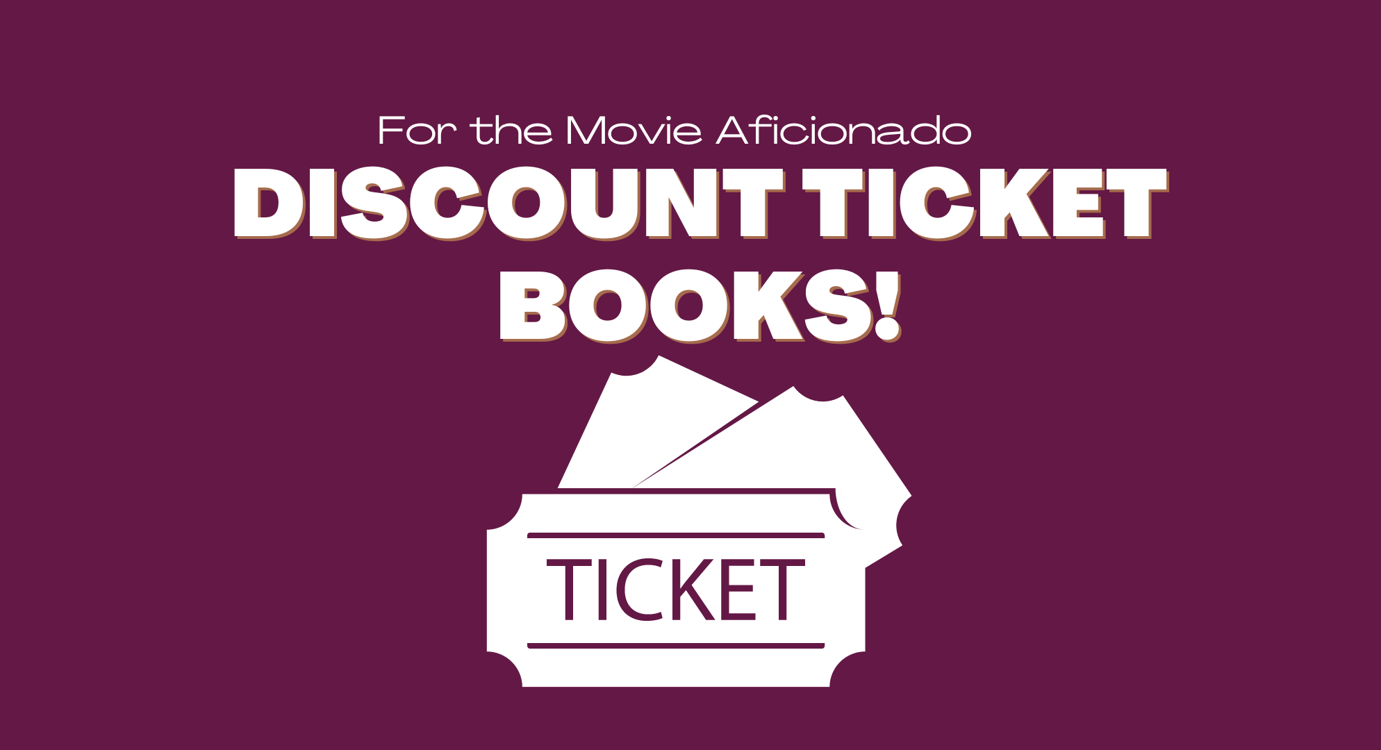 Discount Ticket Books - Landmark Theatres