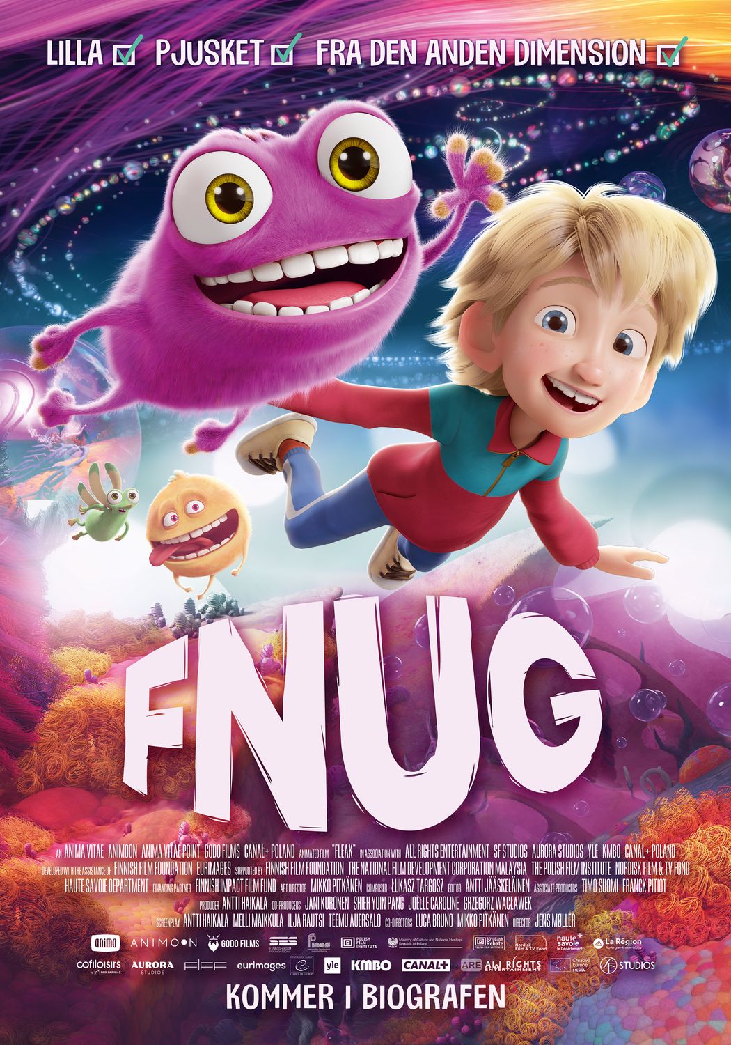 Info om og spilletider for Fnug - Vue - Denmark