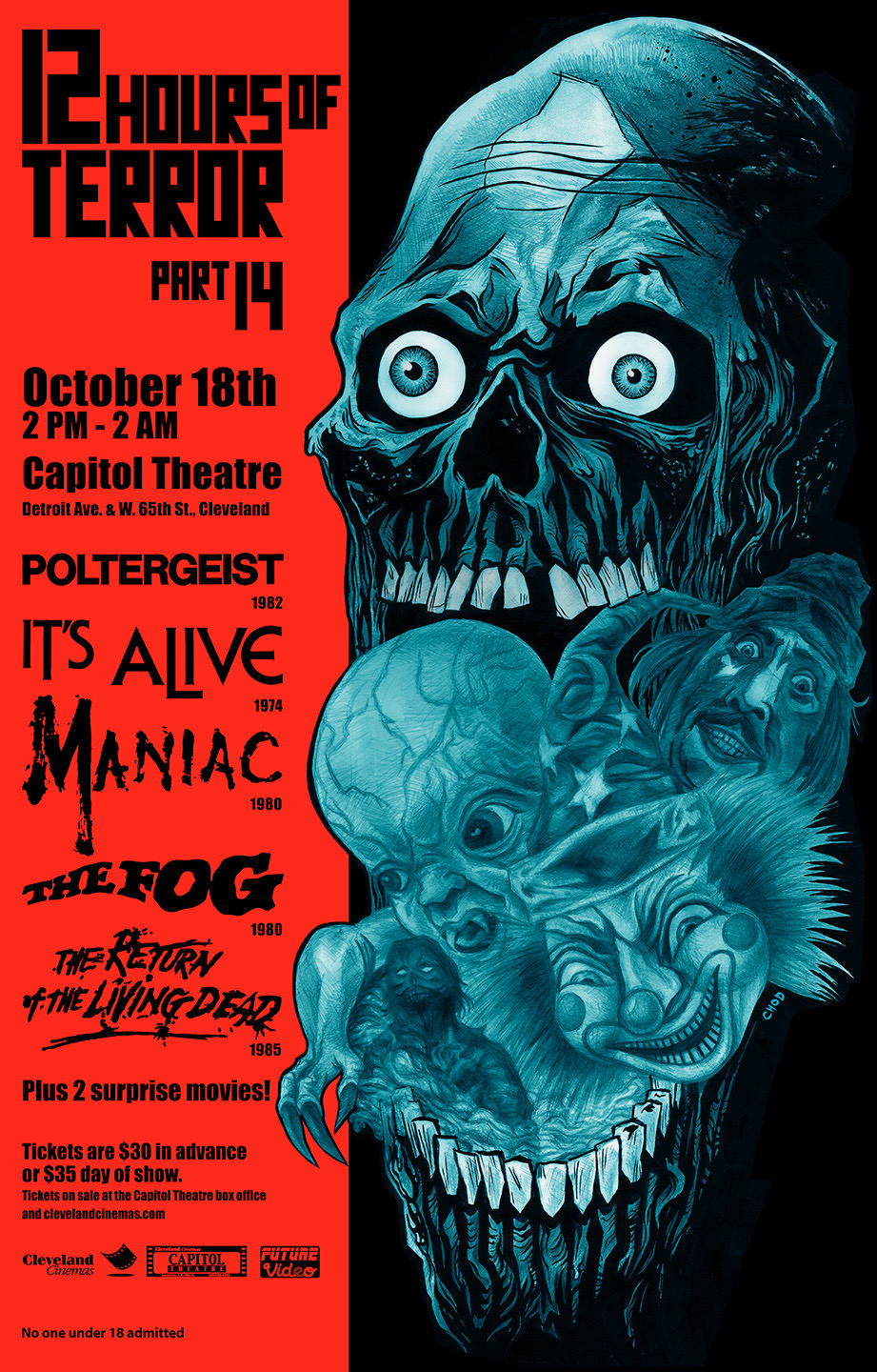 12 Hours of Terror Showtimes & Tickets — Cleveland Cinemas