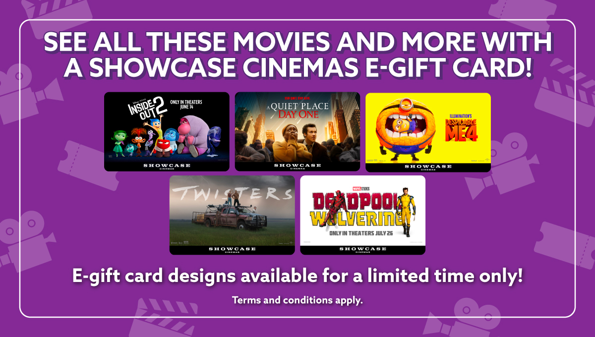 Gift Cards for Movies @ Showcase Cinemas - Showcase Cinemas - US