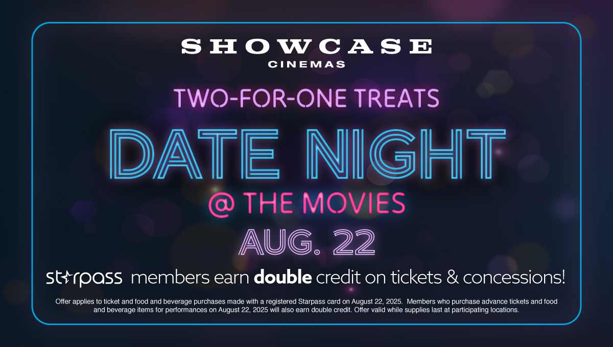 “Date Night At The Movies” At Showcase Cinemas — Showcase Cinemas - US