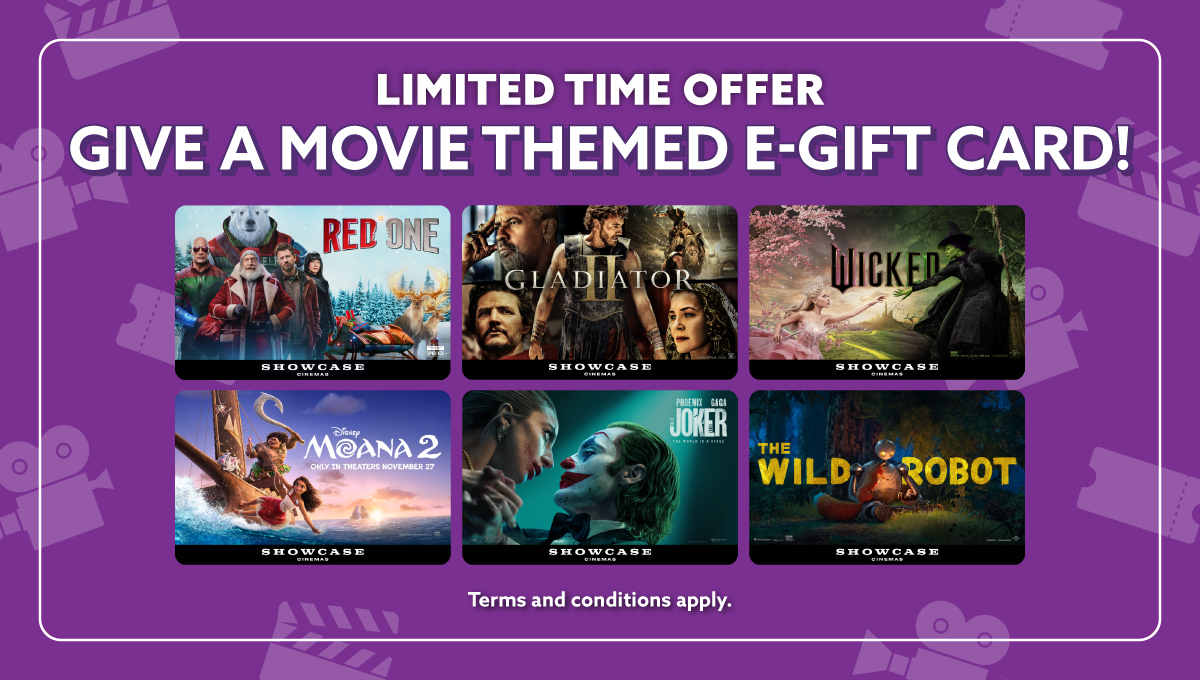 Gift Cards for Movies @ Showcase Cinemas - Showcase Cinemas - US