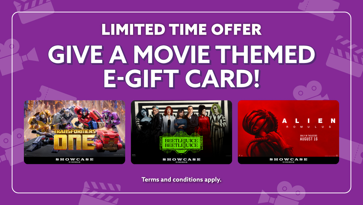 Gift Cards for Movies @ Showcase Cinemas - Showcase Cinemas - US