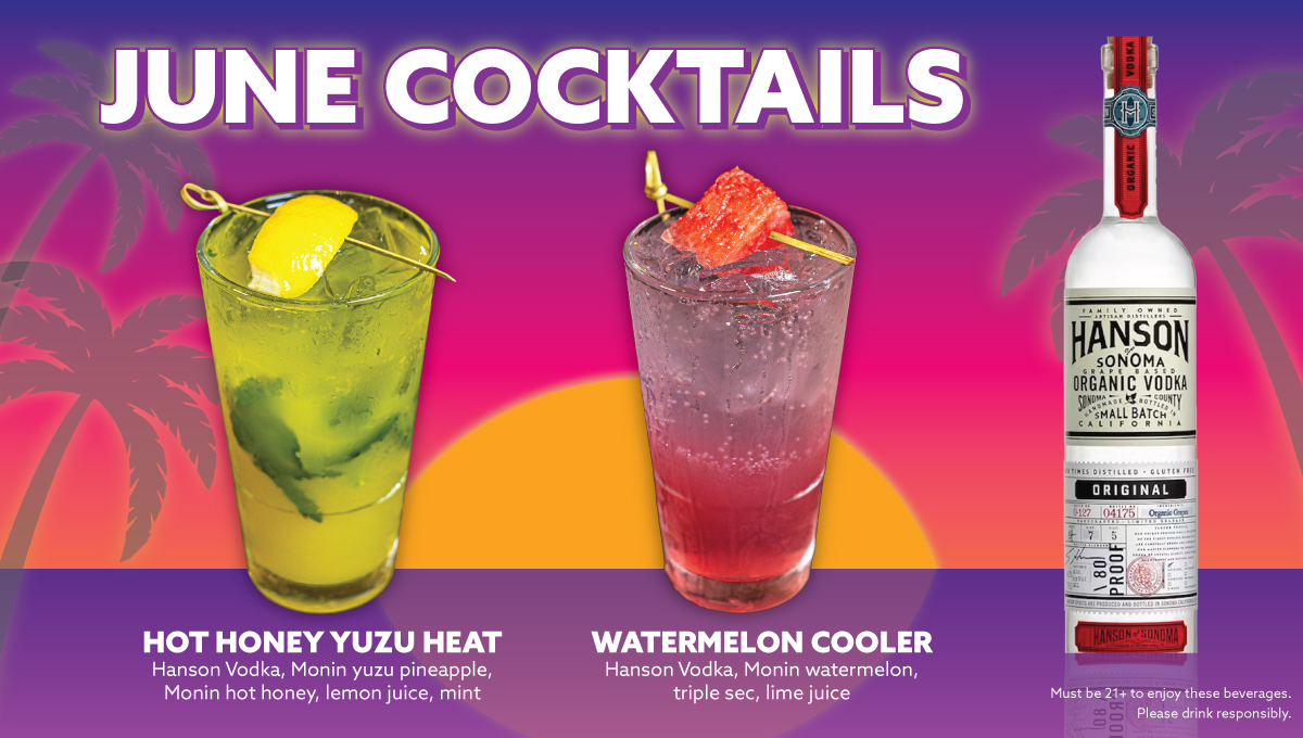 Signature June Cocktails at Showcase Cinemas - Showcase Cinemas - US