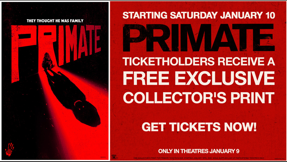 PRIMATE | Collector's Poster | Showcase Cinemas — Showcase Cinemas - US