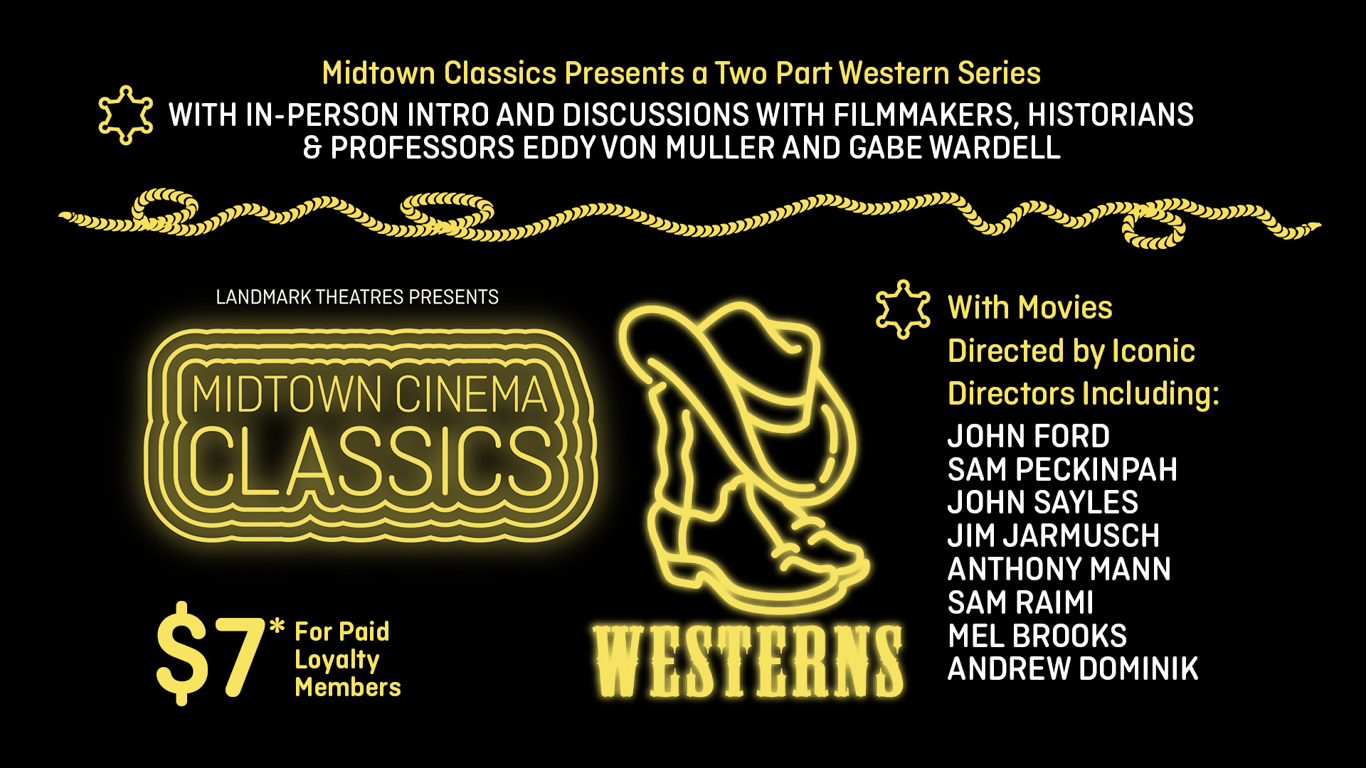 Midtown Cinema Classics Westerns - Landmark Theatres