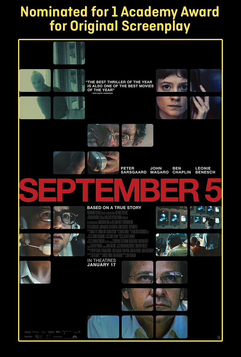 September 5 with Cast Q&A Showtimes & Tickets — Landmark Theatres