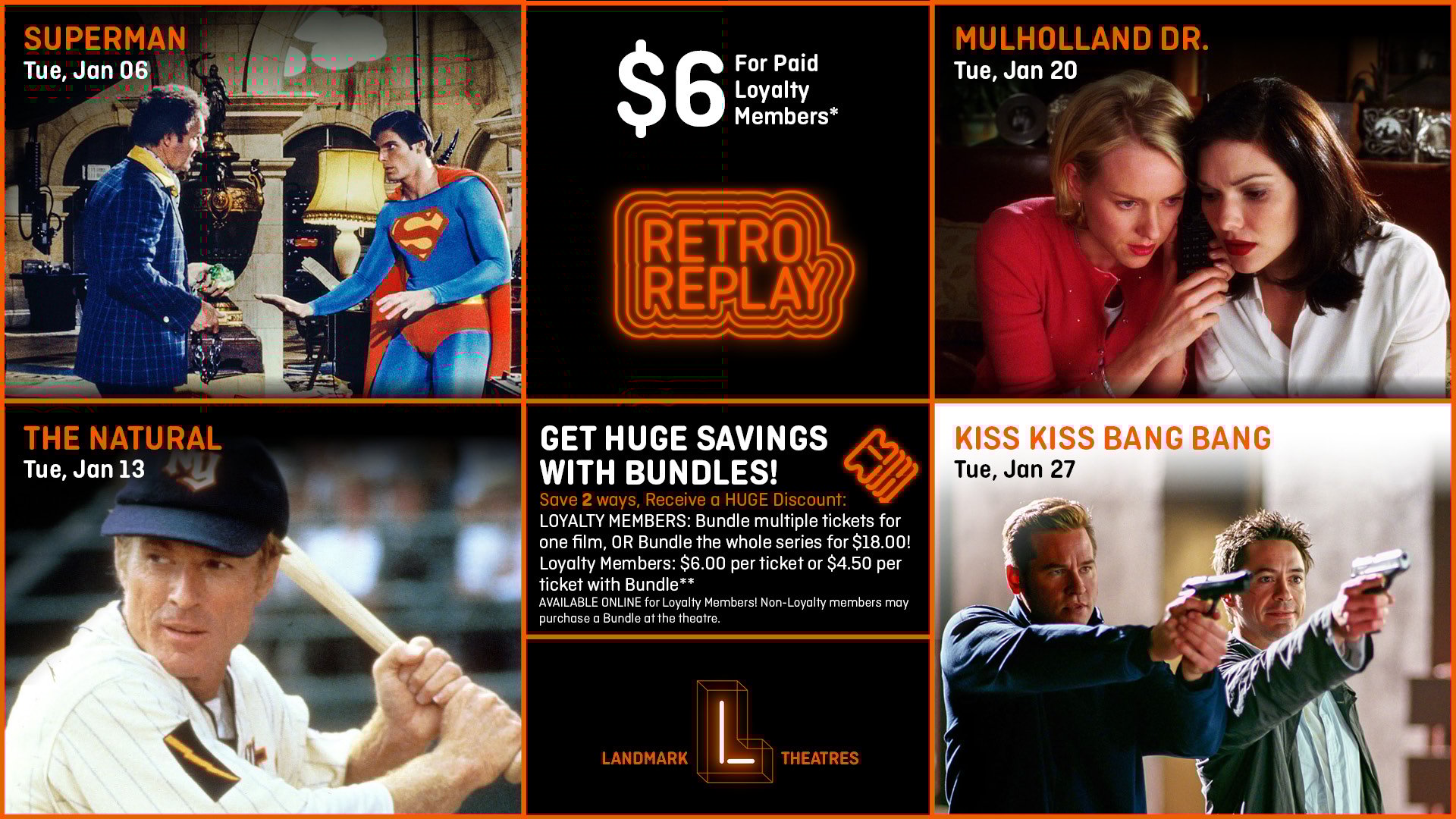Retro Replay - January 2026 — Landmark Theatres