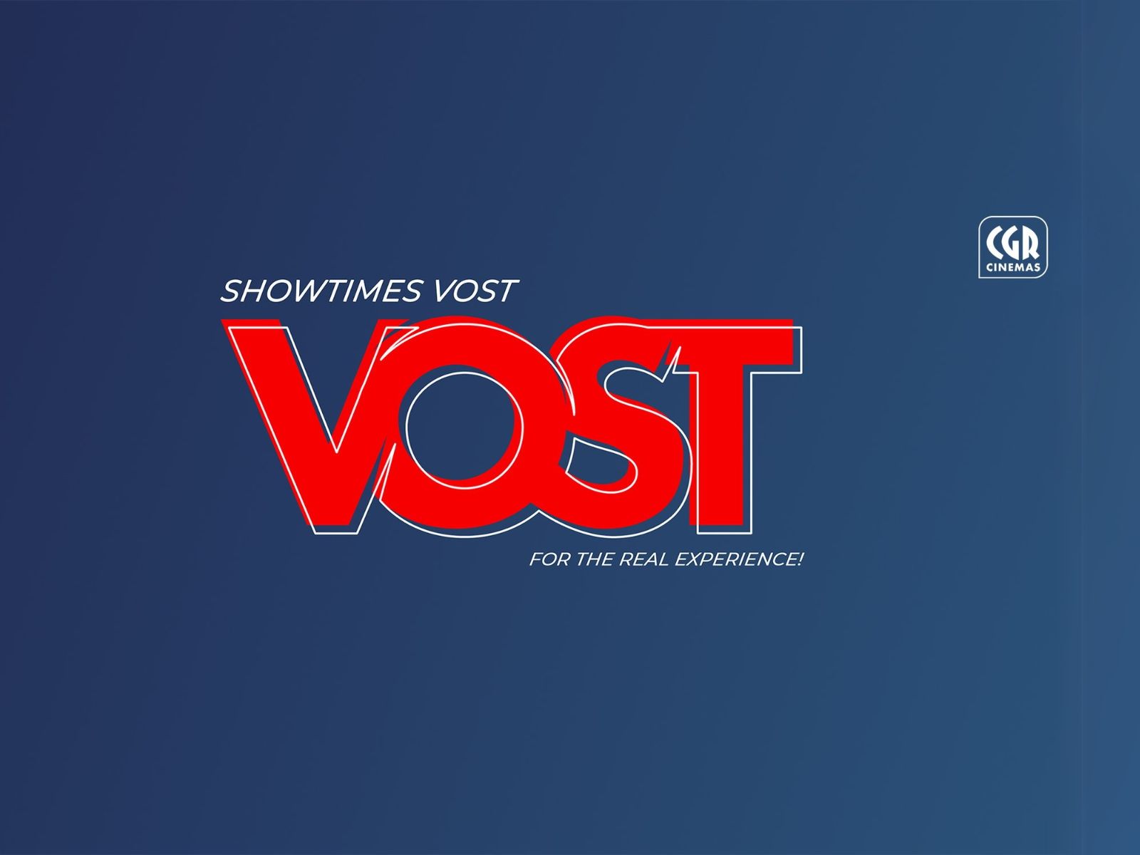 Séances en VOST — CGR