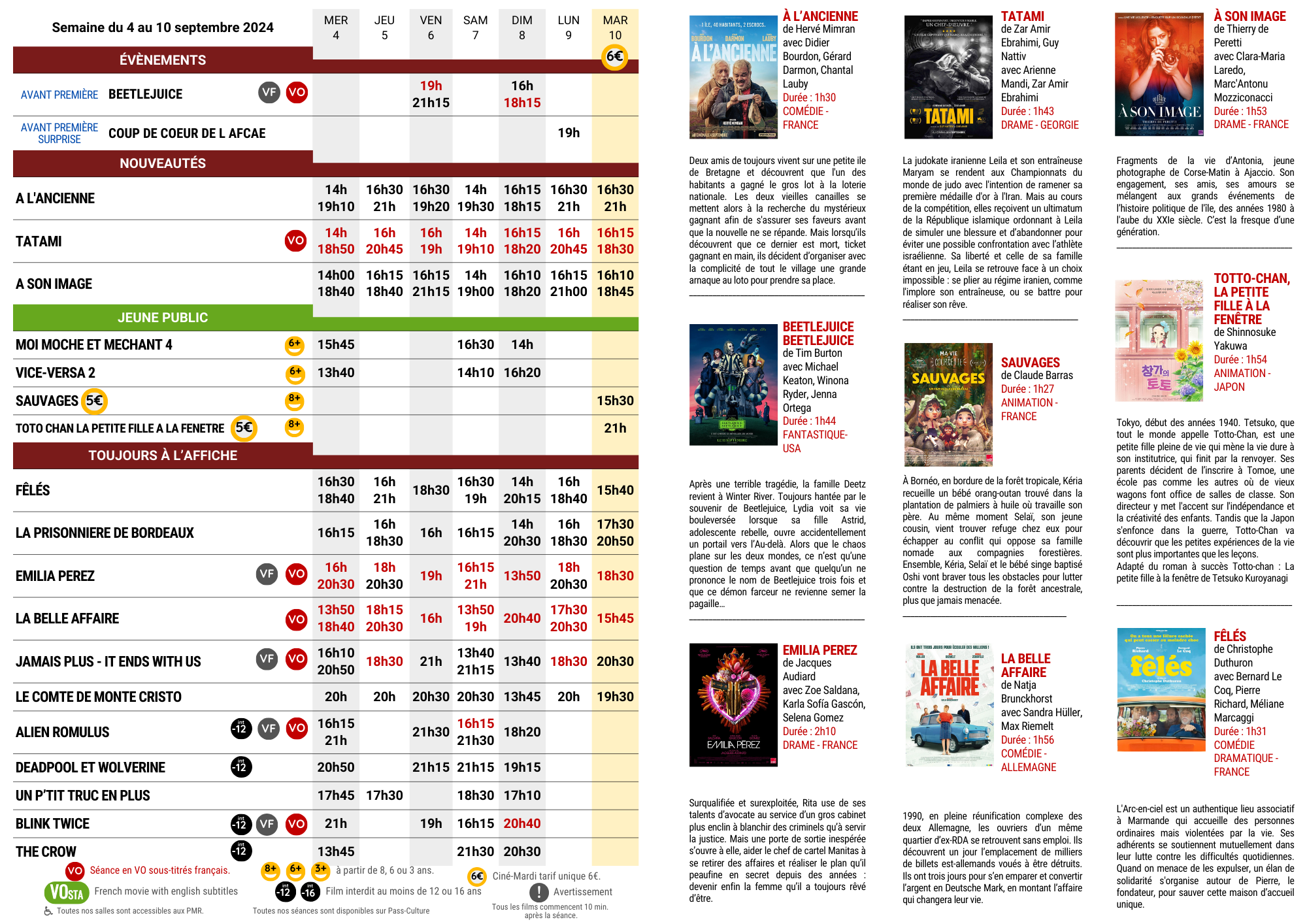 Programme - Cinéma Le Rex - Sarlat