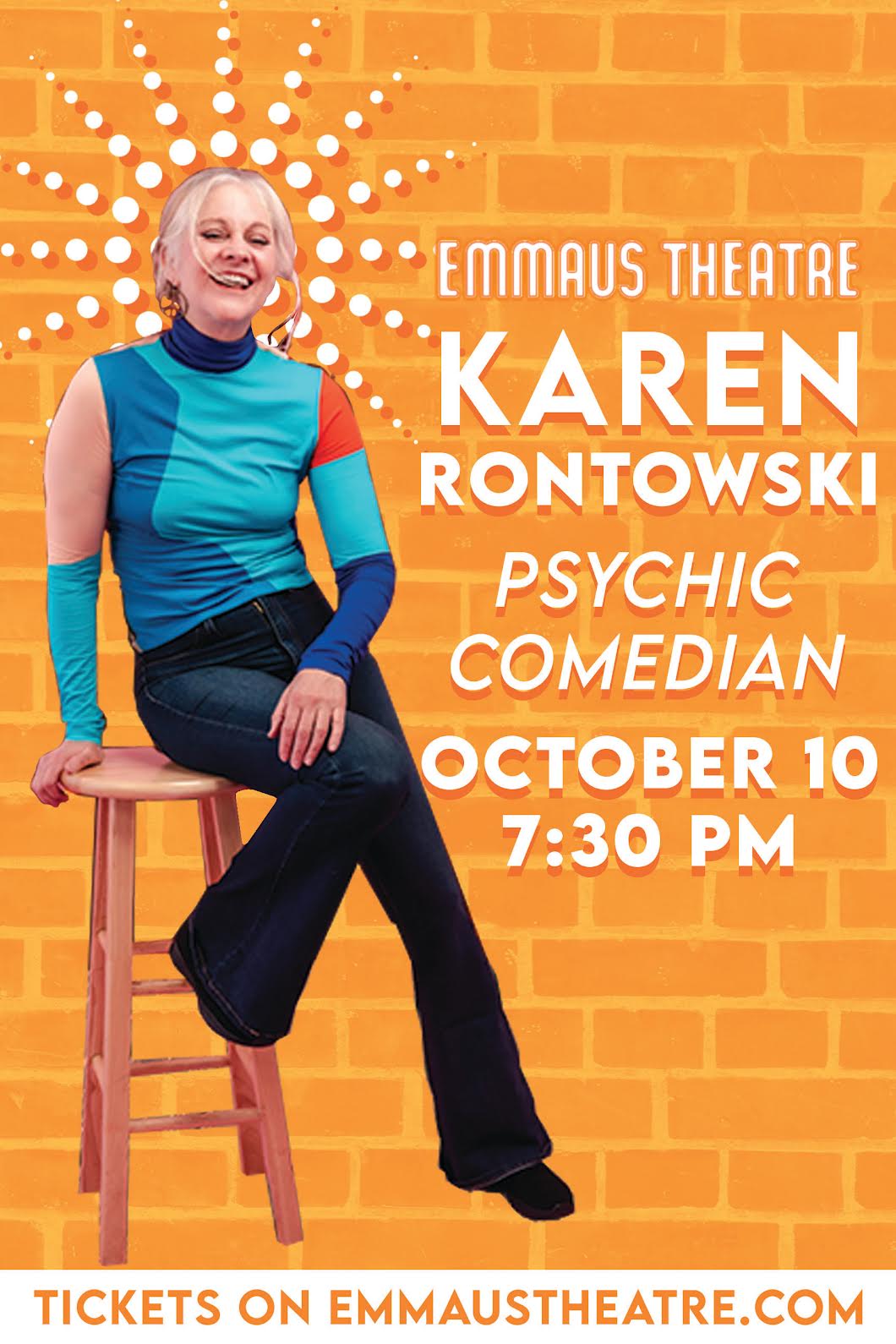 Live Comedy: Karen Rontowski (The Psychic Standup) Showtimes & Tickets ...