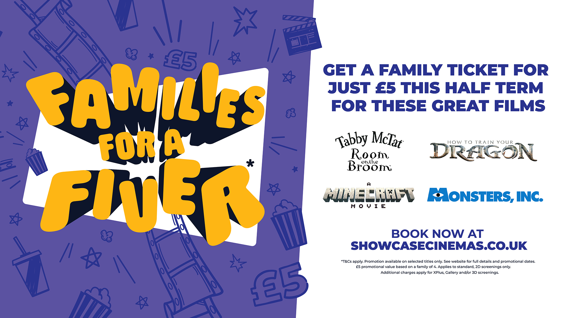 Families For A Fiver! — Showcase Cinemas - UK